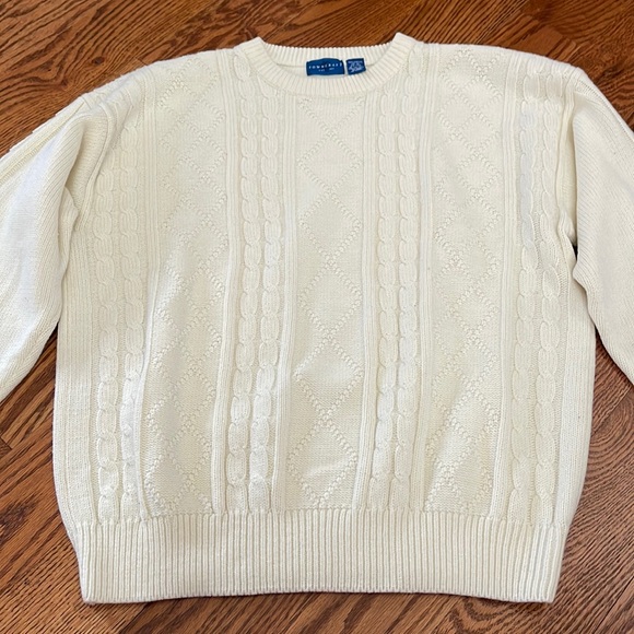 Towncraft | Sweaters | Towncraft Mens Cream Sweater | Poshmark